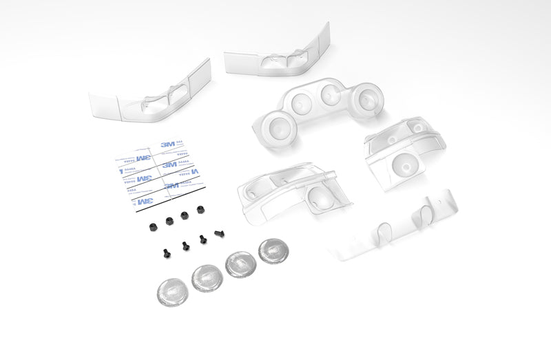 M48S Subaru WRC 1997 Light Buckets ( CLEAR) | Carisma-Shop.com