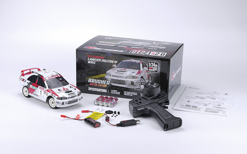 GT24 2.0 MITSUBISHI LANCER EVO 4 WRC (Brushed Motor Edition) | Carisma ...