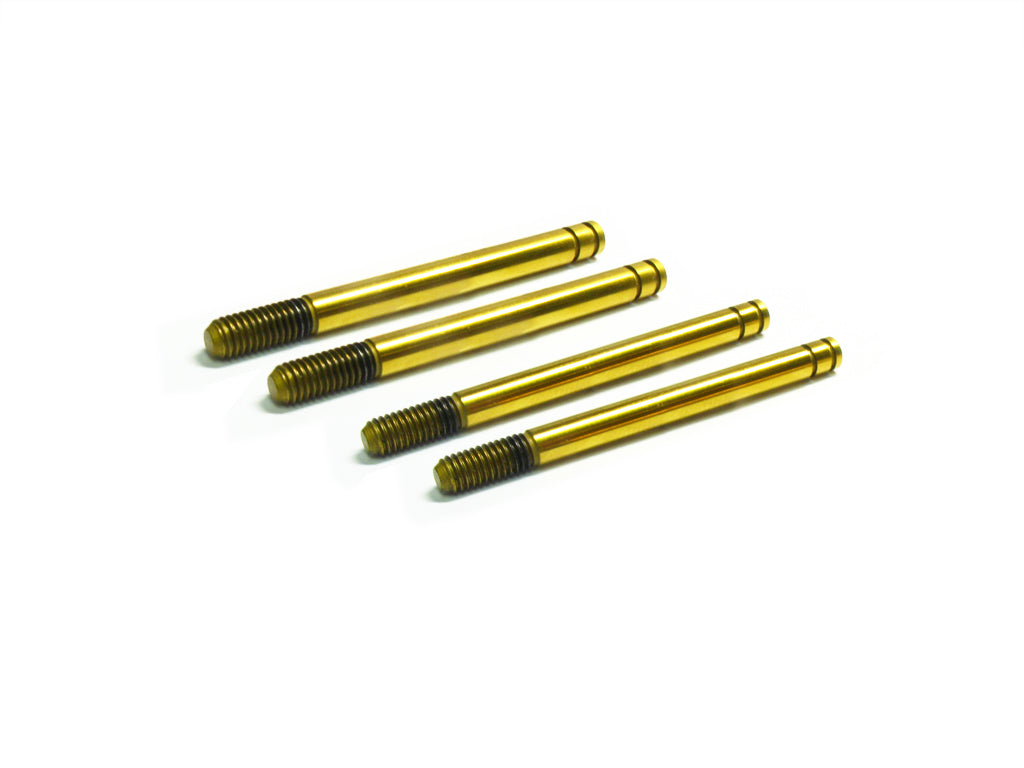 GTB TiN Shock shaft Set (Fits GTB/GT14B/GT16MT) | Carisma-Shop.com